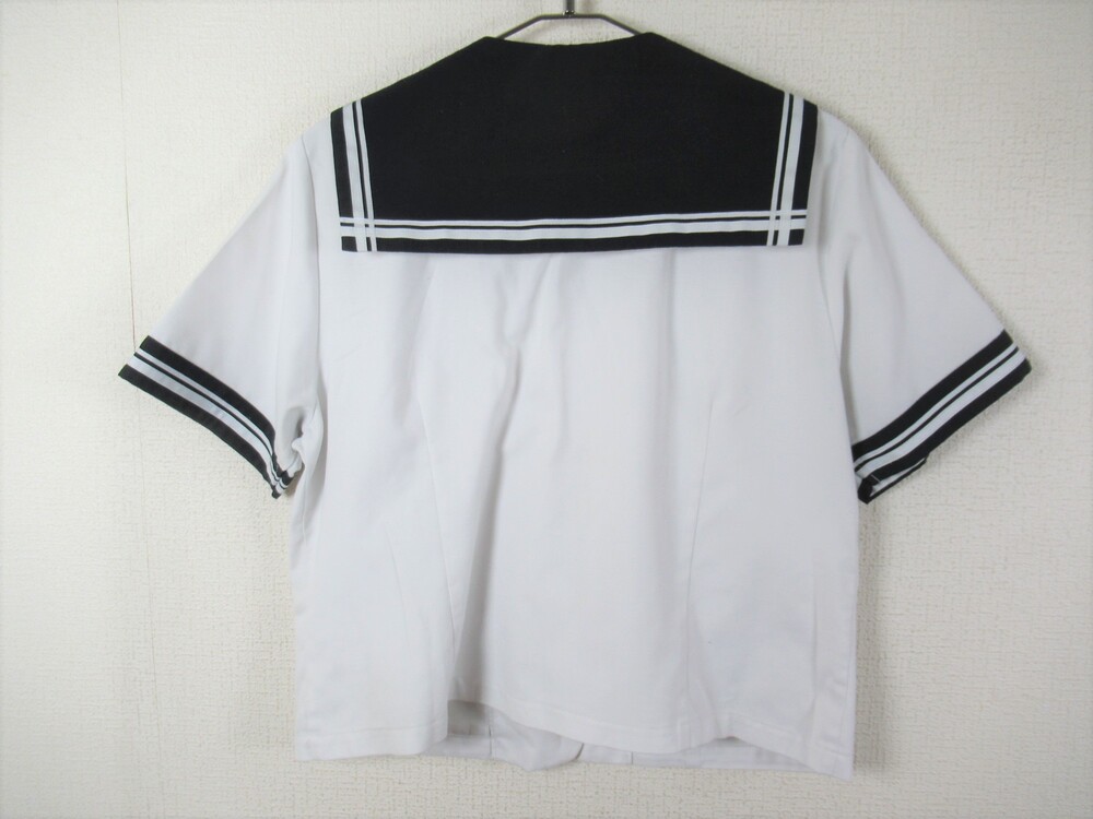 制服市場 - 広島県 5578 260 夏セーラー上着 ITOYA 紺襟 前ボタン