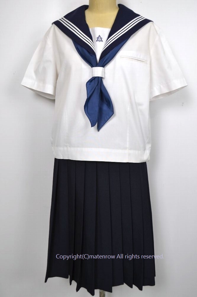 制服市場 - B1215 大size W76 千葉県 3ラインセーラー夏服