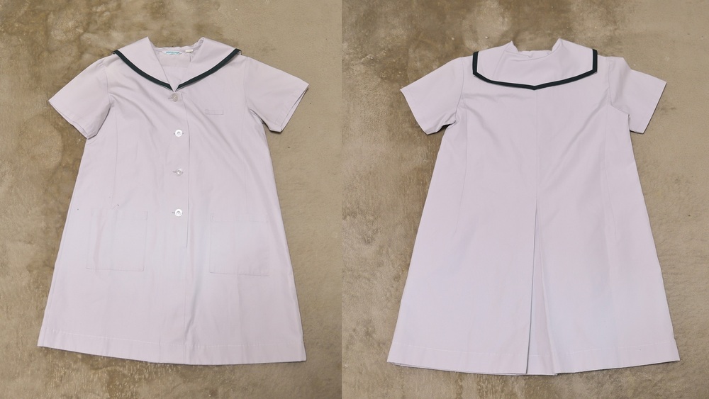 制服市場 - 岡山県 【レア】岡山市立鹿田小学校 夏用ワンピースセーラー服