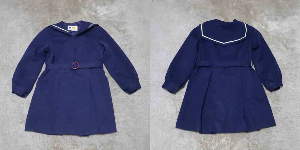 制服市場 - 岡山県 【レア】岡山市立鹿田小学校 冬用ワンピースセーラー服