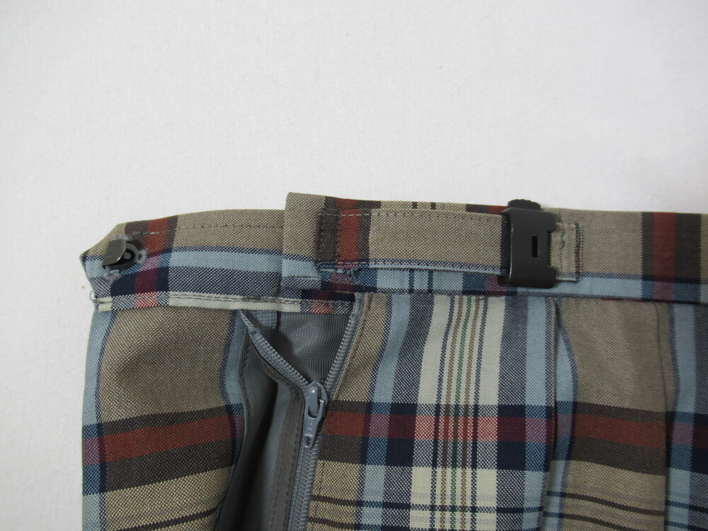 制服市場 - 兵庫県 4473 380 夏スカート morimotoya ブラウン＋紺＋水色 チェック柄