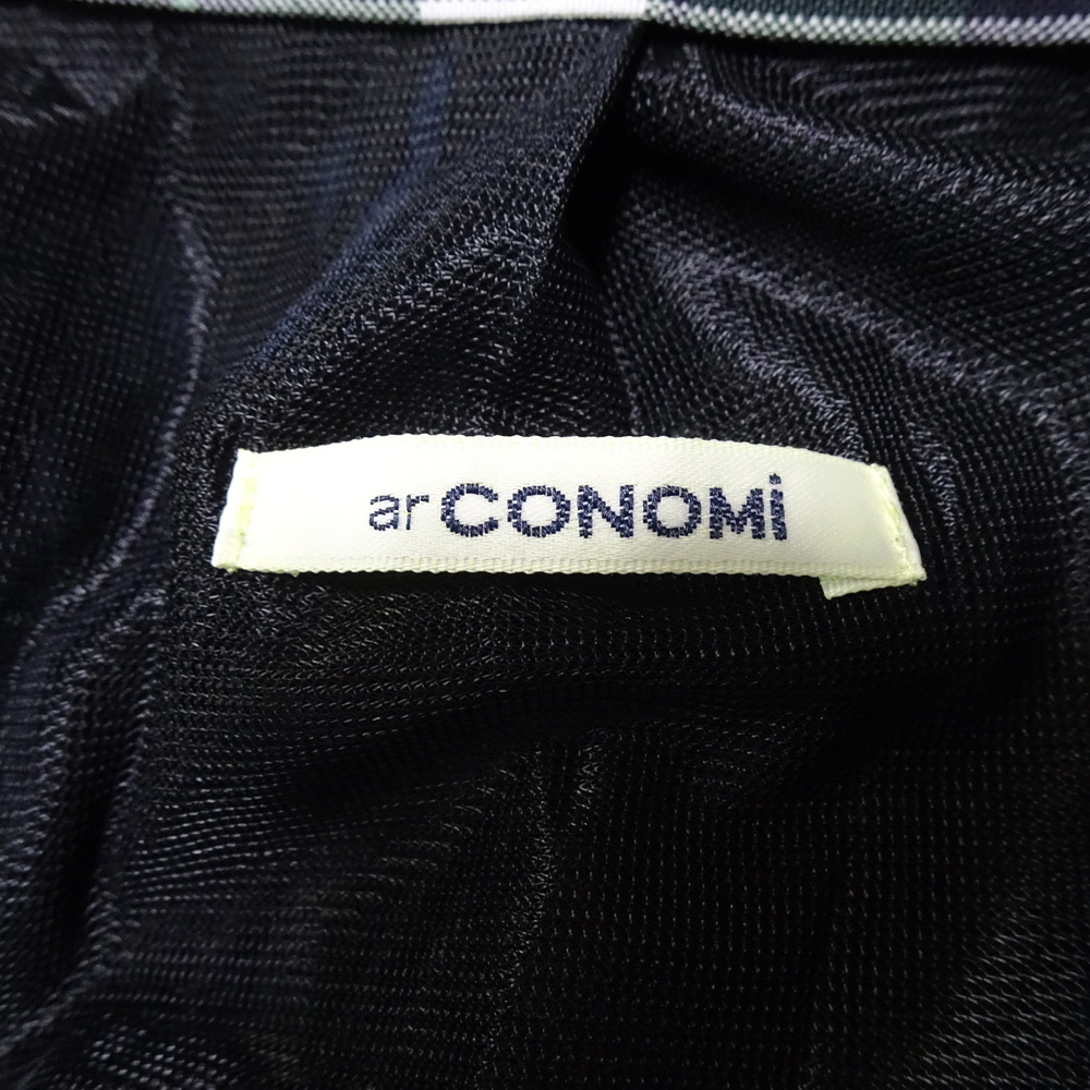 制服市場 - [不明] 1-141☆arCONOMI☆夏用プリーツスカート グリーン系チェック ウエスト62～68cm【美品】