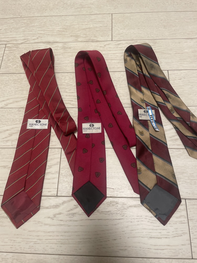 制服市場 - [不明] HANECTONE ハネクトーン ネクタイ 3点セット