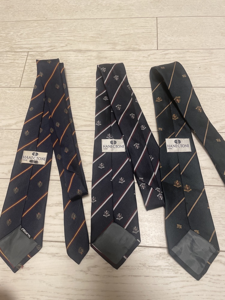 制服市場 - [不明] HANECTONE ハネクトーン ネクタイ3点セット