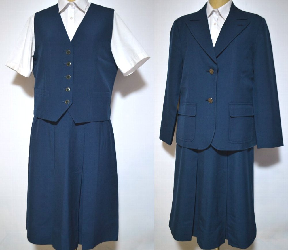 制服市場 - 大size LL W76 埼玉県 川口市立領家中学校 ブレザー冬服 夏服＊SH0647