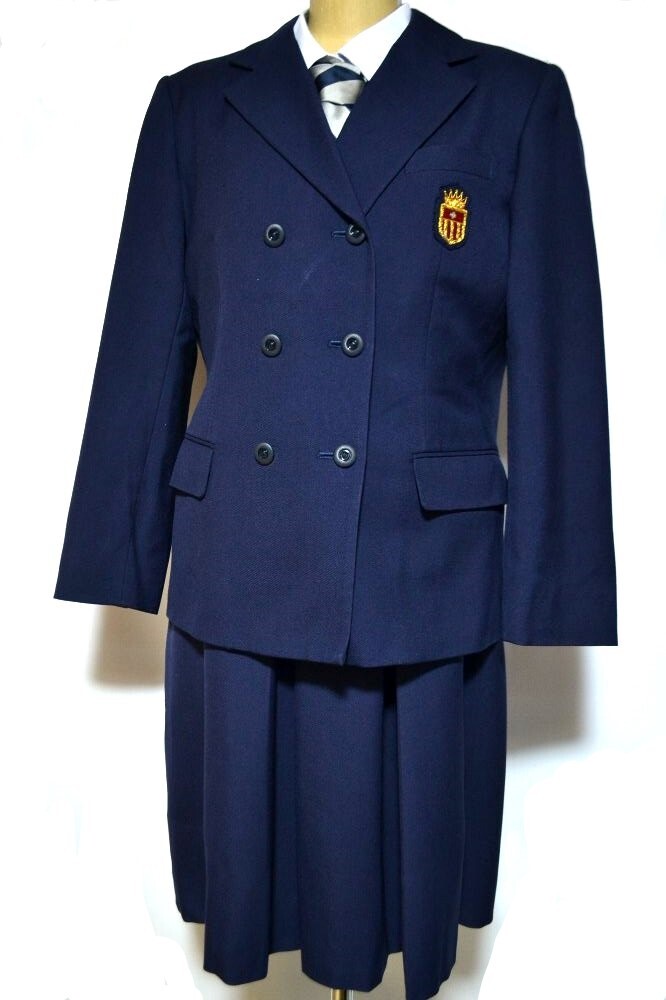 制服市場 - 大size 170A 東京都 光塩女子学院中等科・高等科 ブレザー冬服 ネクタイ ベルト＊SH0686