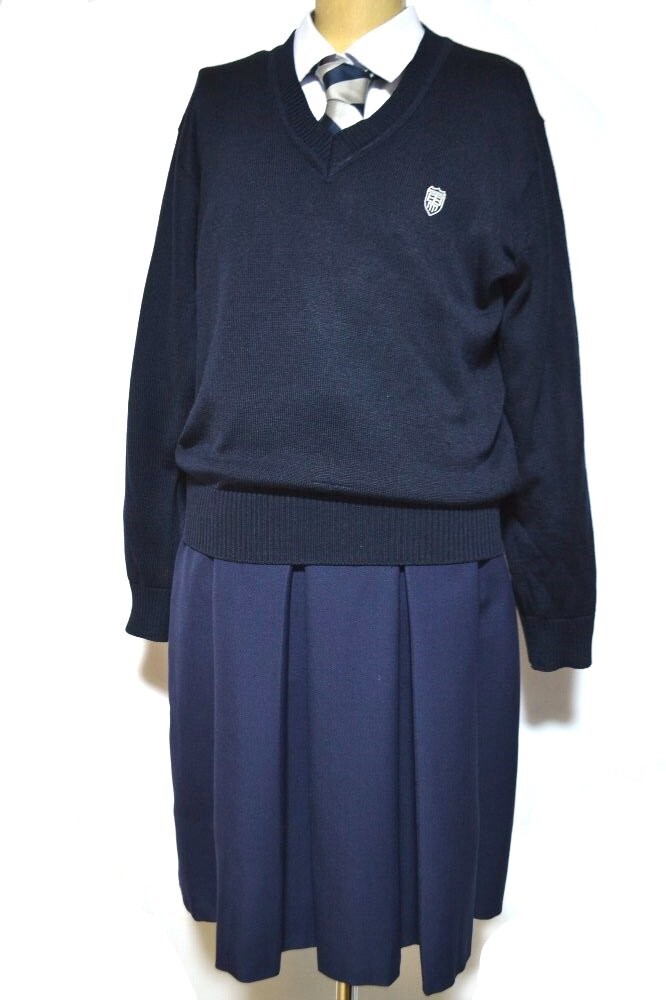 制服市場 - 大size 170A 東京都 光塩女子学院中等科・高等科 ブレザー冬服 ネクタイ ベルト＊SH0686