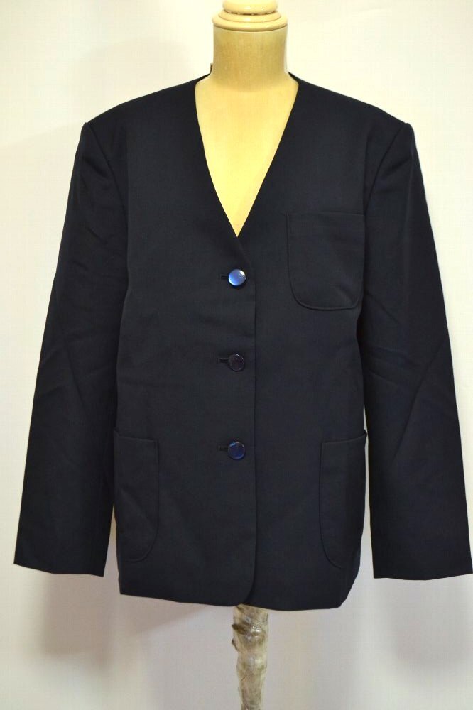 制服市場 - 未使用 大size 175B 襟なしブレザー★0266 不明