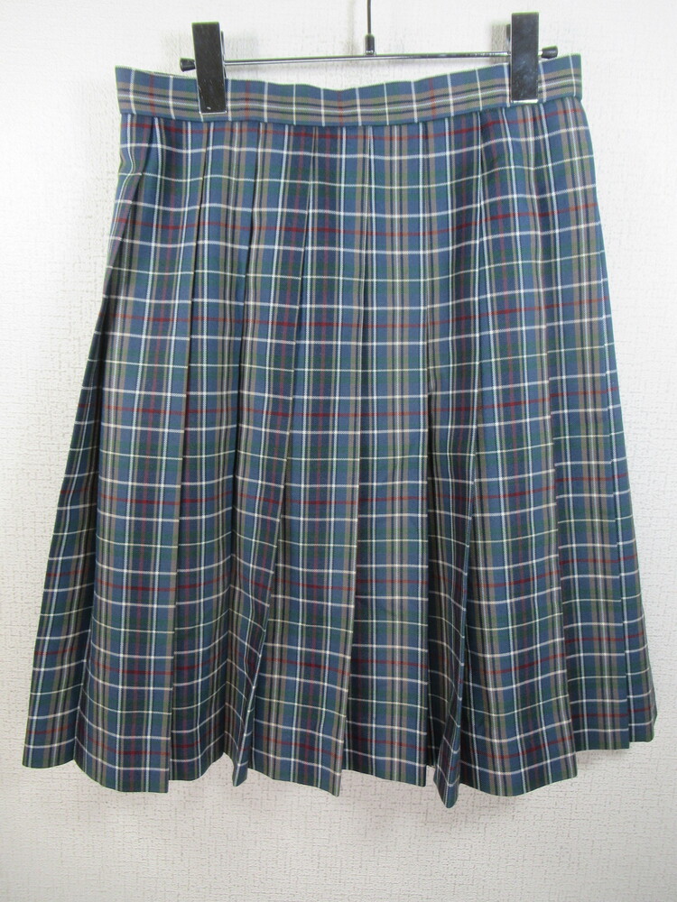 制服市場 - [不明] 1086 510 大きなサイズ！冬スカート グレー+ベージュ＋赤 チェック柄