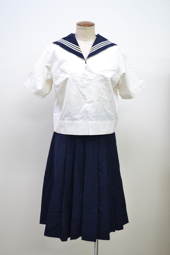 制服市場 - 東京都 大妻中学校・高等学校 セーラー夏服 パリス ＊H0022