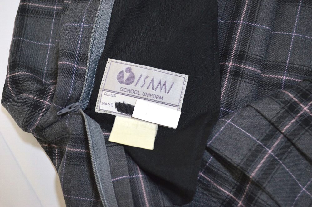 制服市場 - 大size W86 冬チェックスカート ISAMI＊T3498 不明