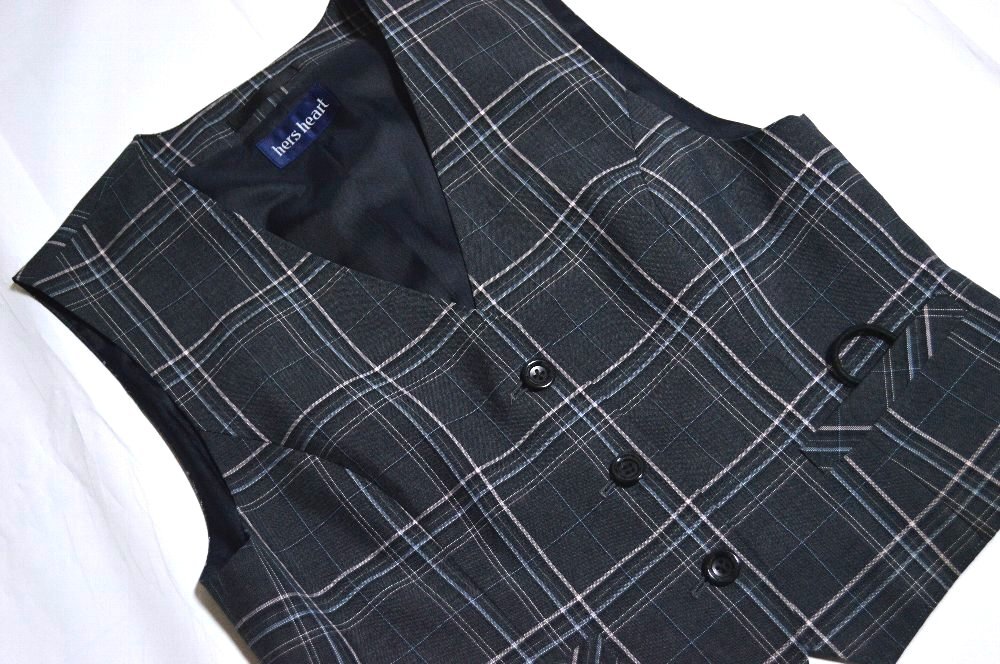 制服市場 - 大size W76 東京都 田無第二中学校 ブレザー冬夏服 リボン＊T3954