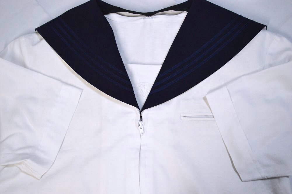 制服市場 - 大size W76 千葉県立 柏南高等学校 セーラー夏服 前開き＊T3967