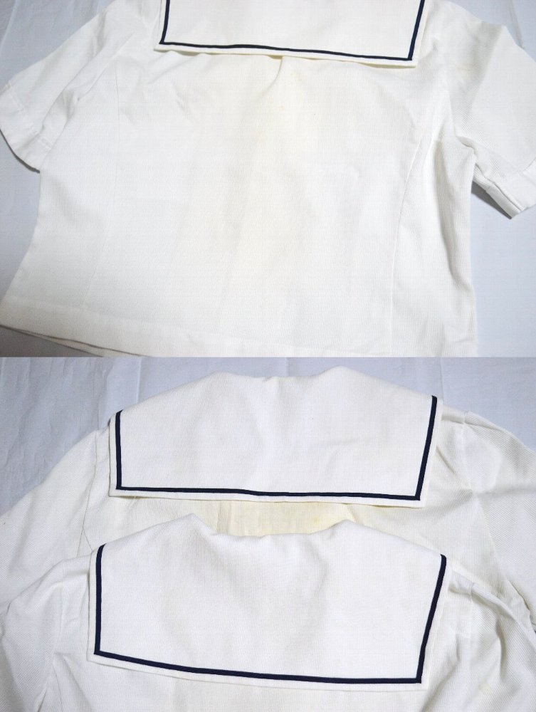 制服市場 - 大size W76 東京都 武蔵野女子学院中学校・高等学校 冬夏服 タイ リボン 校章 10点＊T3978