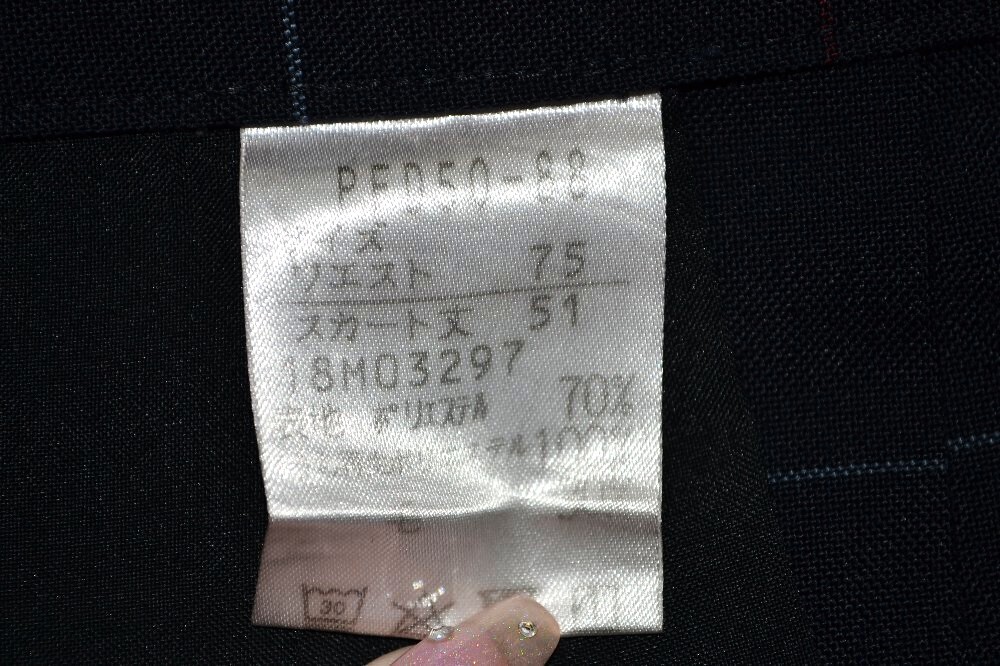 制服市場 - 〇大size w76 チェック柄 夏スカート 不明 ＊♪5132