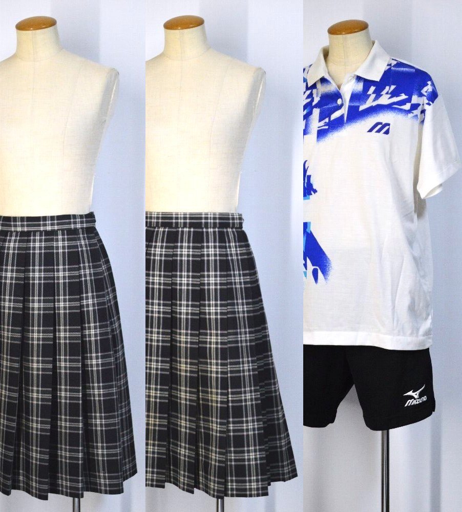 制服市場 - 大size W76 埼玉県立 滑川総合高等学校 冬夏スカート 部活着＊T4444
