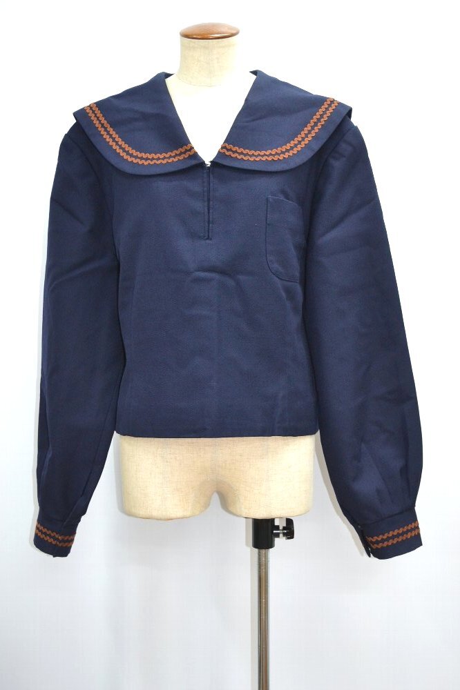 制服市場 - 〇大size 175B 茶ライン セーラー冬服上 不明 ＊&0499