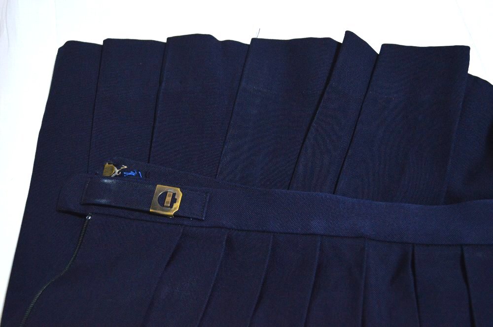 制服市場 - 大size W76 埼玉県立 川越西高等学校 3ラインセーラー冬服 前開き＊T4550