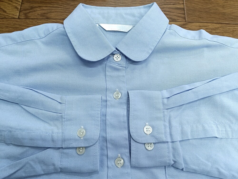 制服市場 - 大size 東京都 朋優学院高等学校 長袖ブラウス ＊CS0144