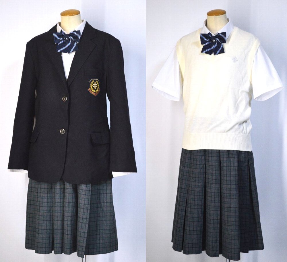 制服市場 - 大size W76 東京都 田無第一中学校 ブレザー冬夏服 リボン＊T4890
