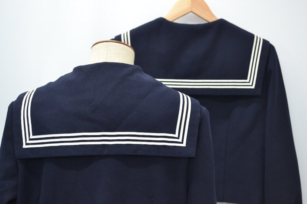 制服市場 - 大size W78 柏市 3ラインセーラー 冬服 ジャンパースカート 不明 ＊NA0816